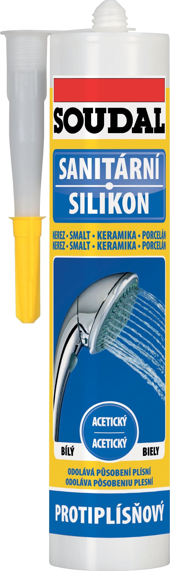 Soudal Sanitární silikon 280 ml od 105 Kč - Zbozi.cz
