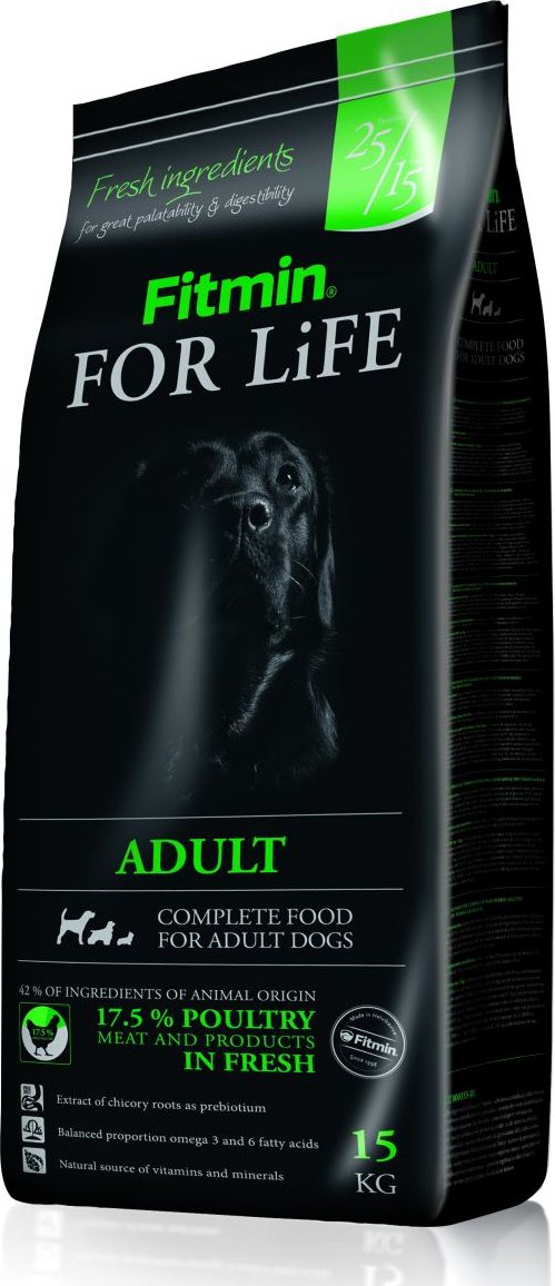 Fitmin For Life Dog Adult All Breeds Poultry/Pork/Beef 15 kg od 625 Kč ...