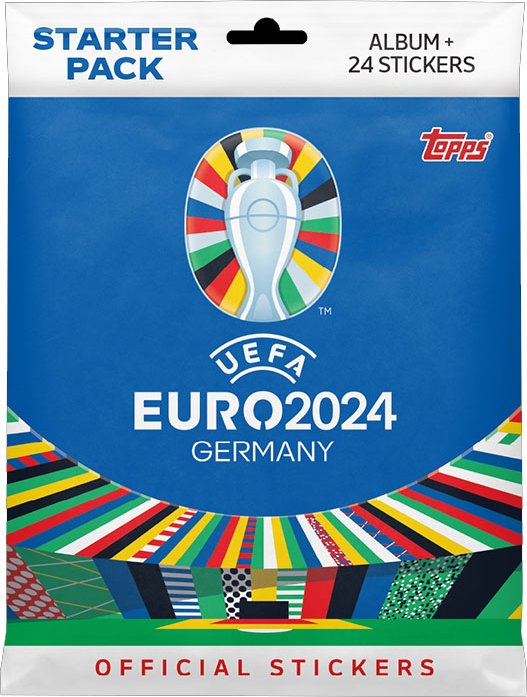 Topps UEFA Euro 2024 Germany Starter Pack samolepek od 49 Kč - Zbozi.cz