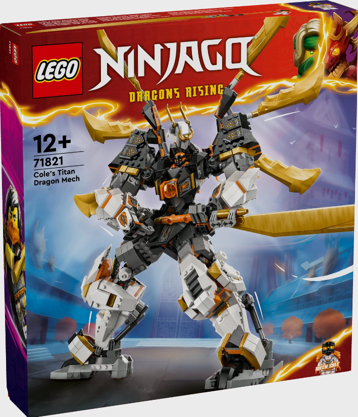 Recenze LEGO Ninjago 71821 Cole a jeho titanový dračí oblek - Zbozi.cz