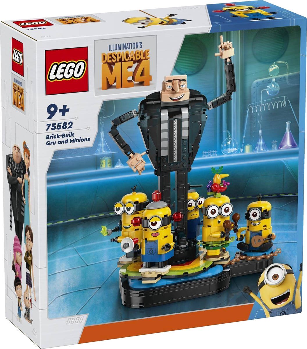 LEGO Já padouch 4 75582 Gru a mimoni z kostek od 1 196 Kč - Zbozi.cz