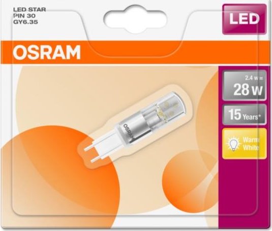 Osram LED 2.4W GY6,35 2700K - Zbozi.cz
