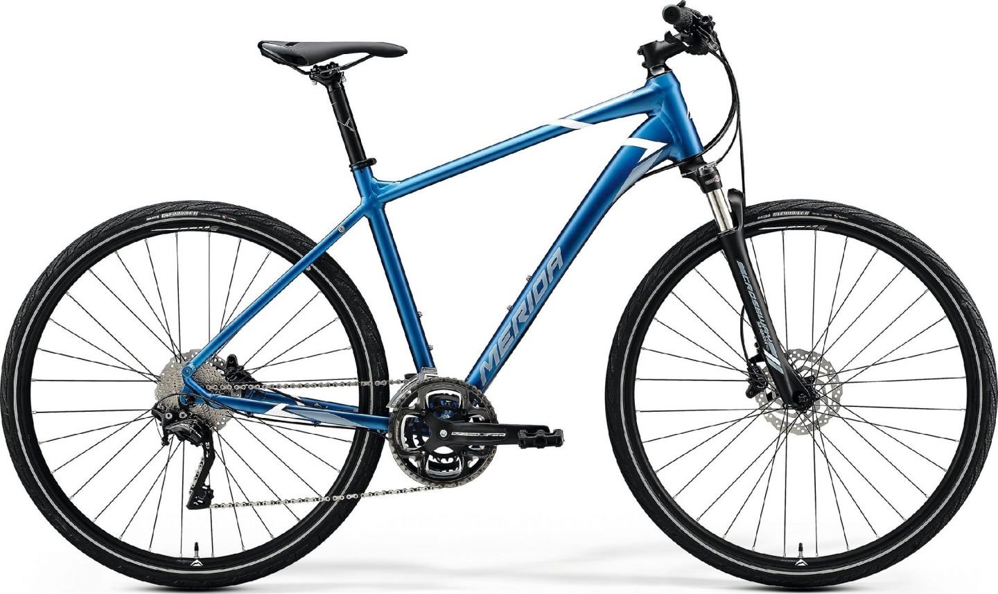 Merida Crossway 500 Silk Light Blue/Silver/Blue/White 2020 XL - Zbozi.cz