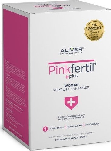 ALIVER nutraceutics PinkFertil Plus 500 mg 90 cps. od 1 020 Kč - Zbozi.cz