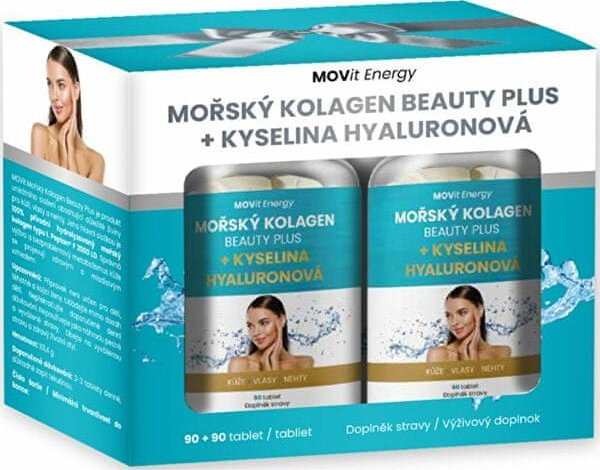 MOVit Energy Beauty Plus mořský kolagen 2x 90 tbl. od 725 Kč - Zbozi.cz