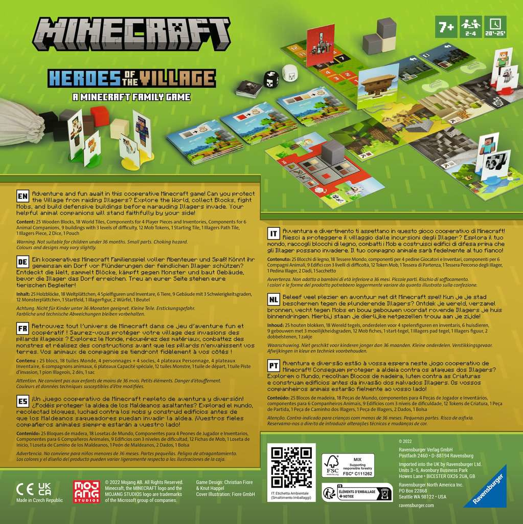 Foto Desková hra Ravensburger Minecraft Heroes Of The Village - Zbozi.cz