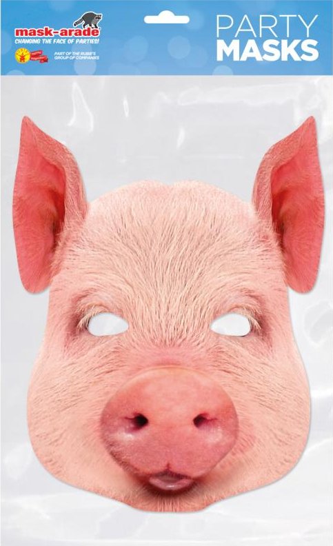 Maskarade Papírová maska Prase - Zbozi.cz
