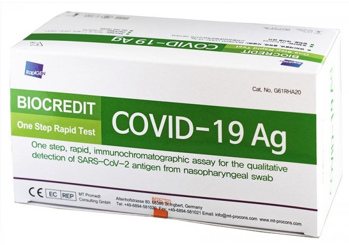 RapiGen Biocredit Covid-19 Ag 20 ks - Zbozi.cz