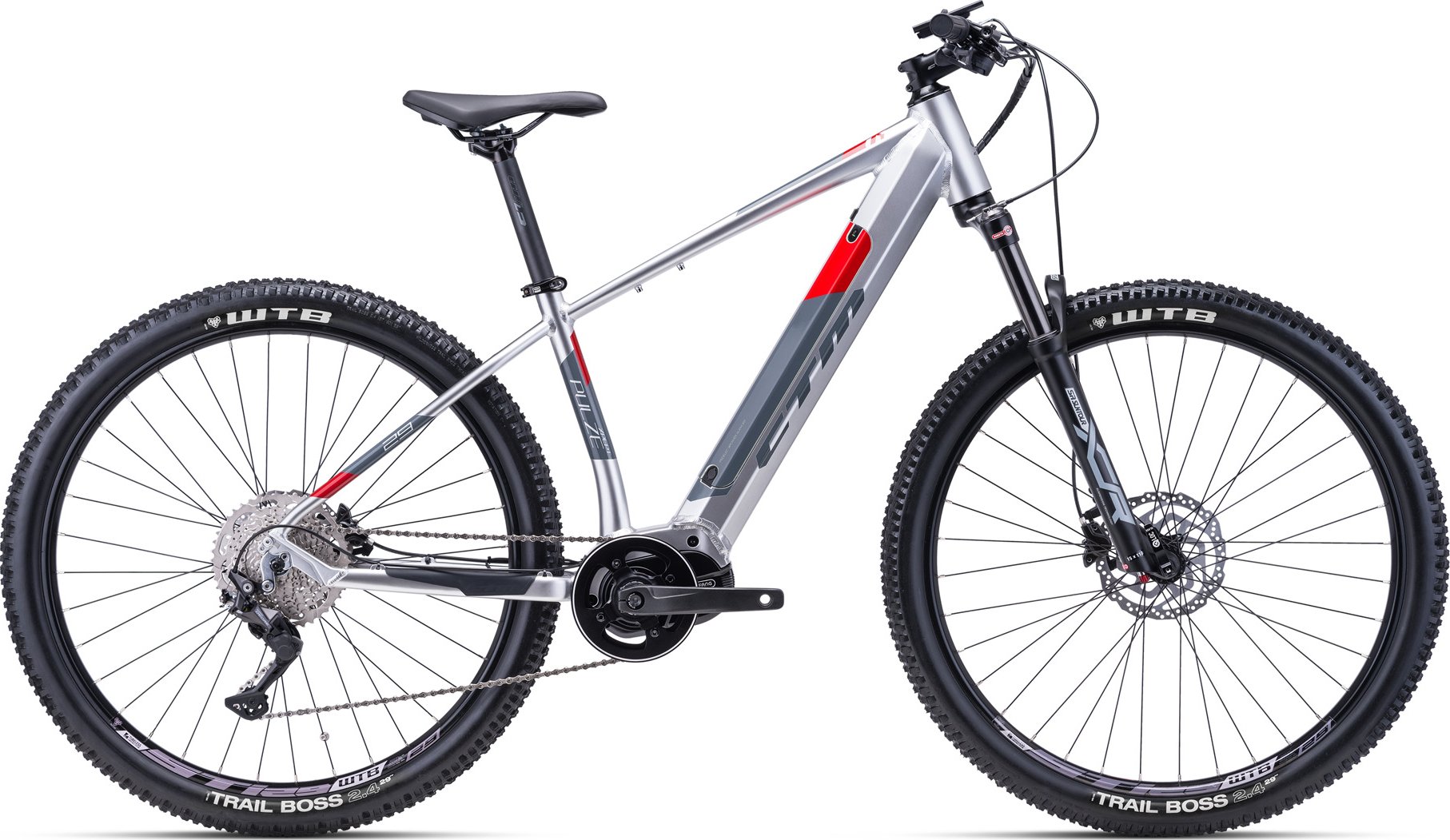 Foto Elektrokolo CTM Pulze Xpert 17,5 Ah 29" stříbrné/červené 2022 L ...