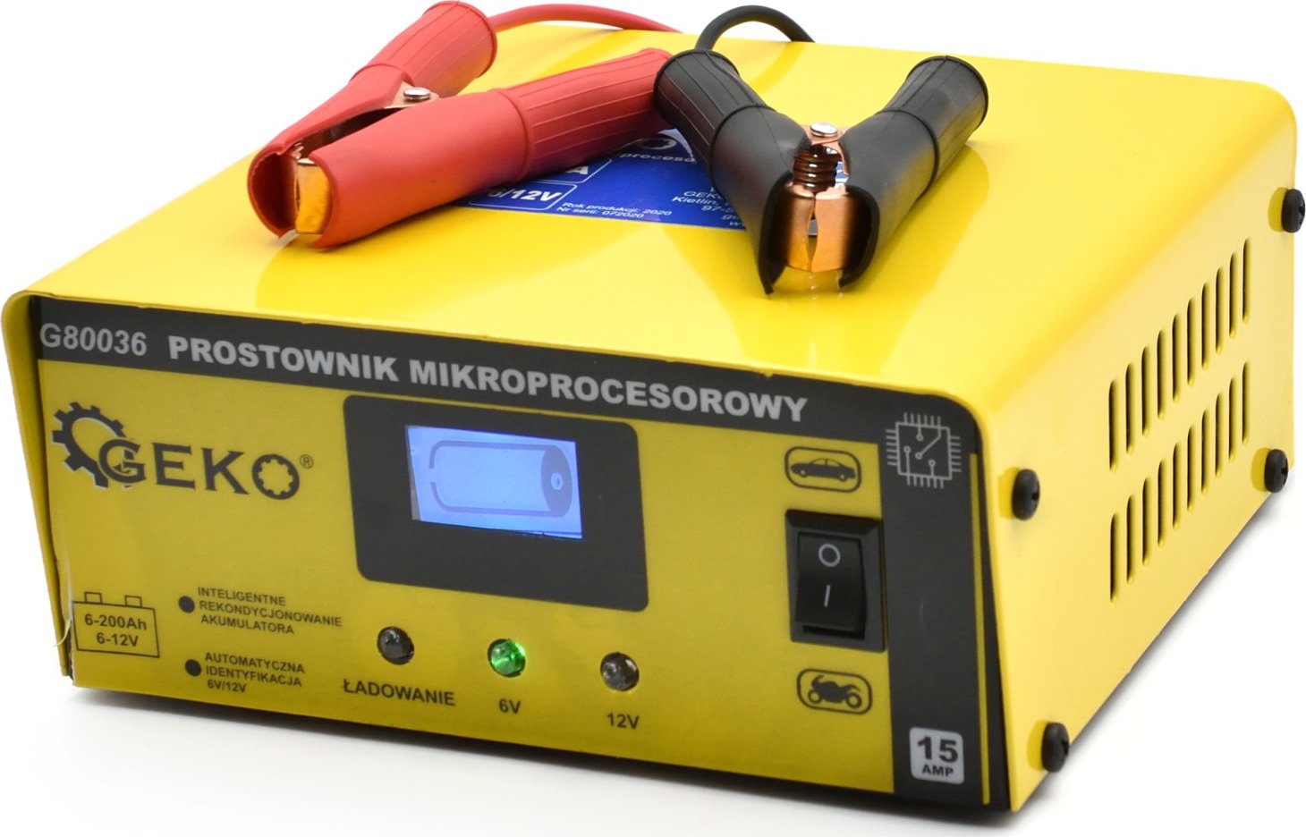 Geko G80036 6/12V 200Ah 15A od 648 Kč - Zbozi.cz