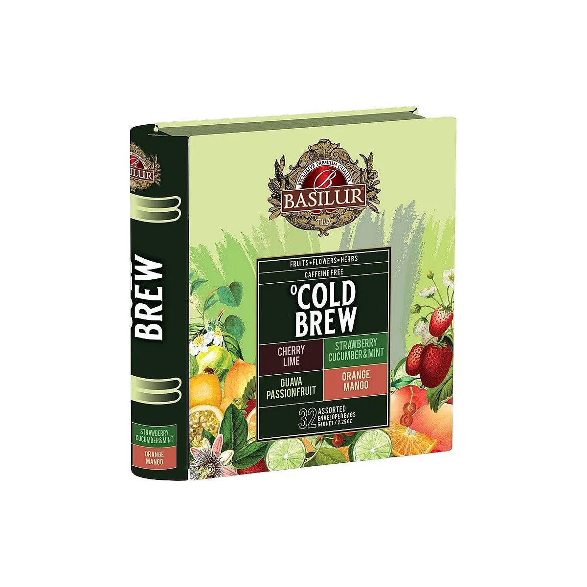 Foto Čaj BASILUR Cold Brew Book Assorted plech 32x 2 g - Zbozi.cz
