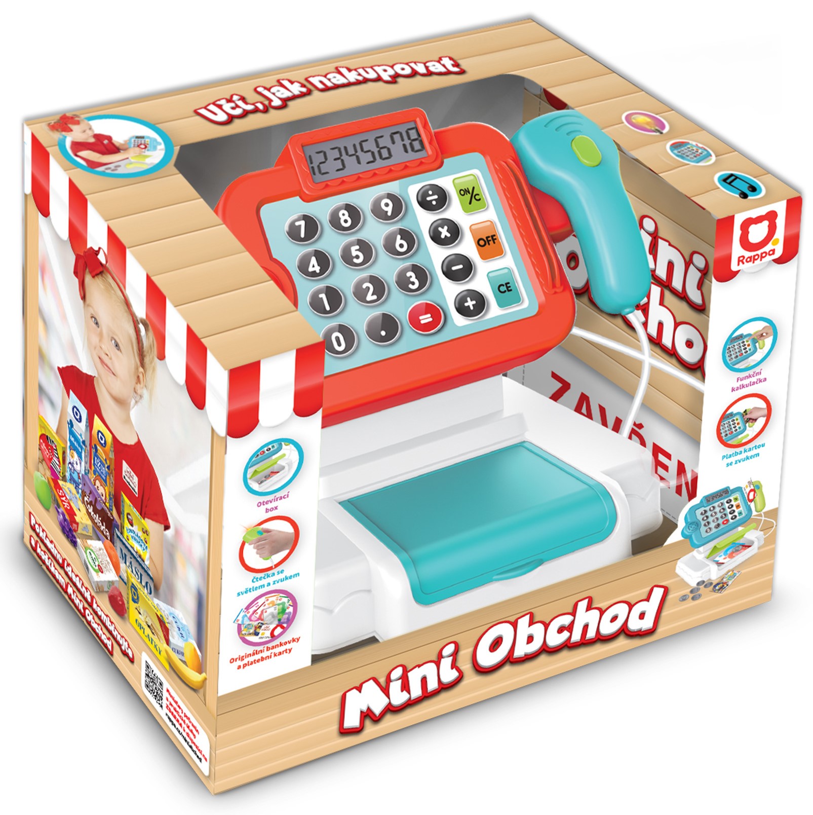 Rappa Mini obchod červený od 249 Kč - Zbozi.cz