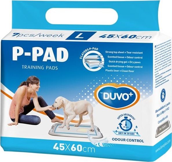 Duvo+ P-Pad Training Pads 7 ks 60 x 45 cm od 37 Kč - Zbozi.cz