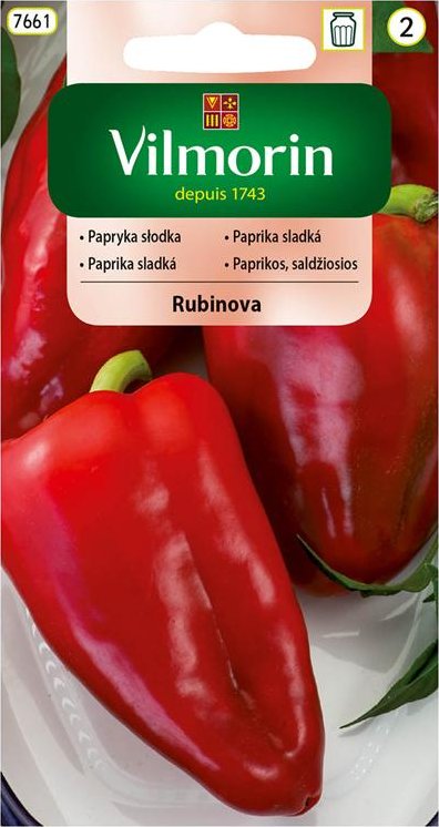 Vilmorin Classic paprika sladká Rubinova 0,5 g od 46 Kč - Zbozi.cz