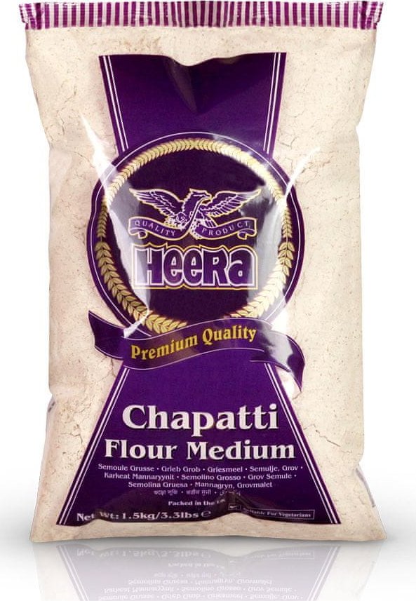 Heera Atta Medium mouka na chapatti 1,5 kg od 95 Kč - Zbozi.cz