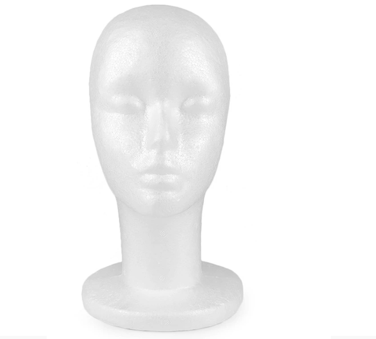 Stoklasa Polystyrenová hlava 52 cm bílá - Zbozi.cz