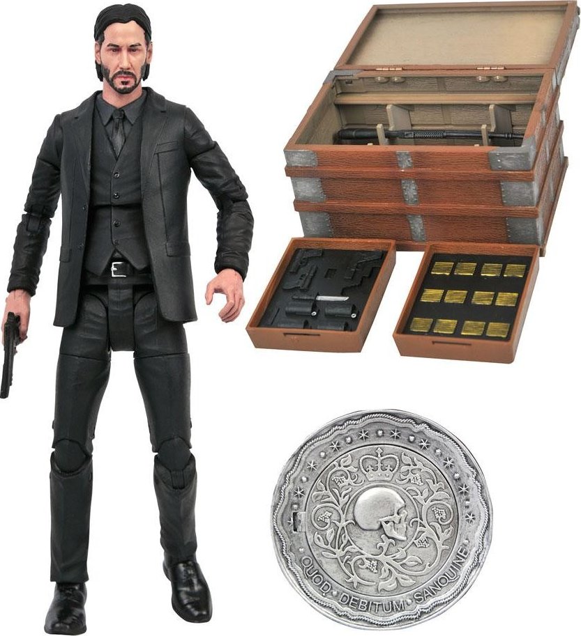 Diamond Select John Wick Deluxe Action Figure Box Set 18 cm - Zbozi.cz