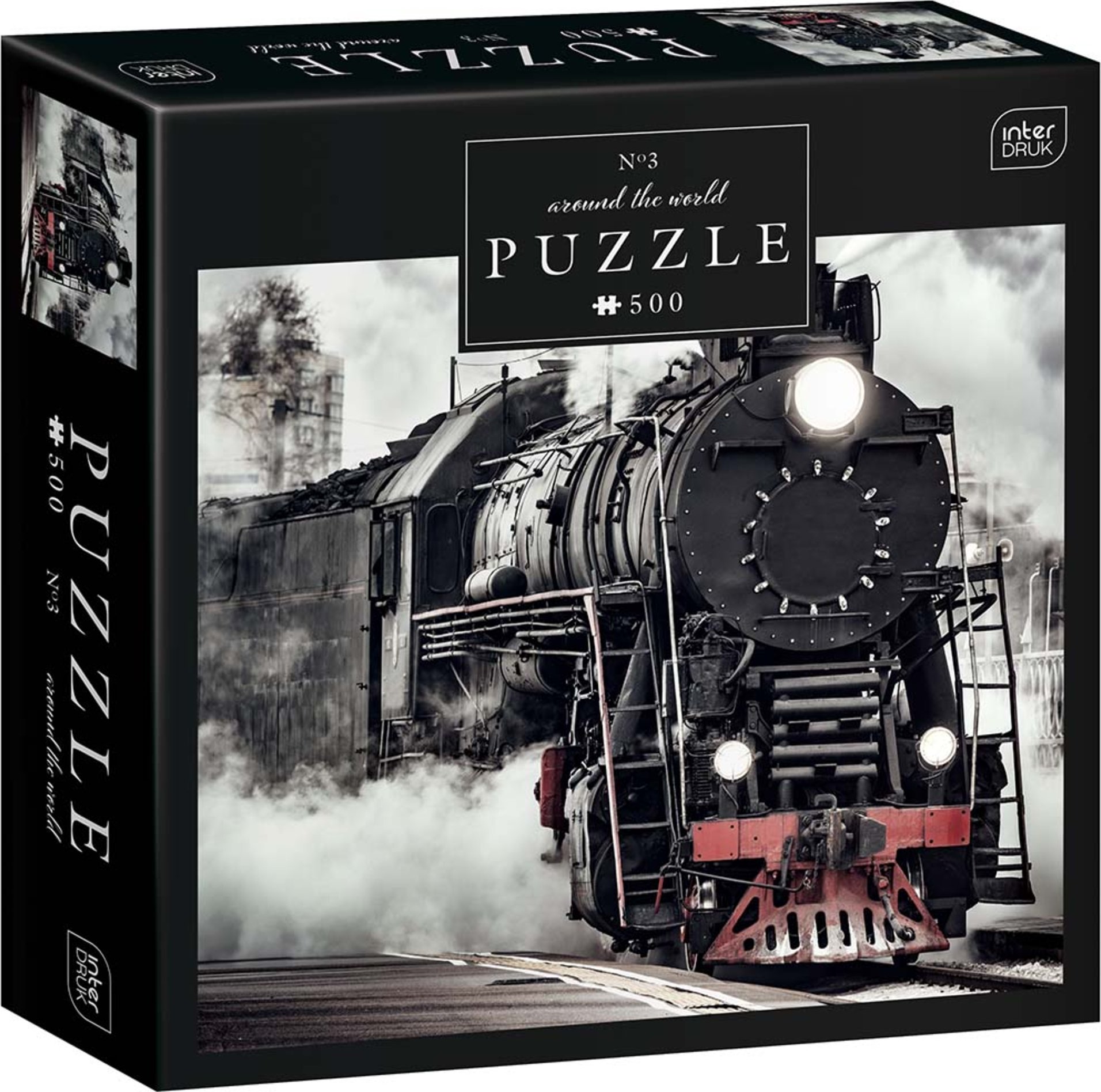 Interdruk Puzzle Parní lokomotiva 500 dílků od 137 Kč - Zbozi.cz