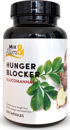 Mix & Slim Hunger Blocker Glukomannan 120 cps. od 299 Kč - Zbozi.cz