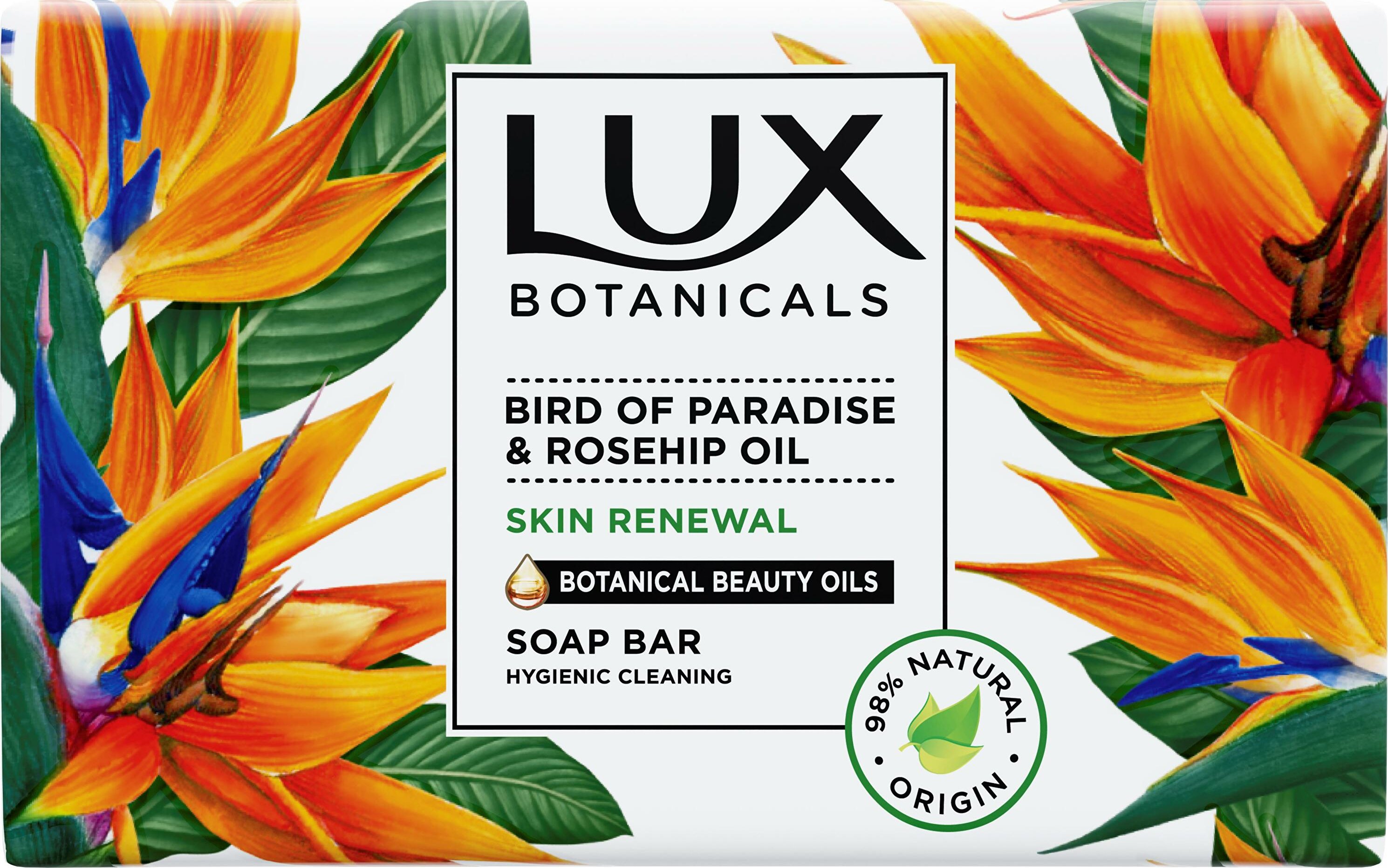 Lux Botanicals Bird of Paradise & Roseship Oil tuhé mýdlo 90 g od 24 Kč ...
