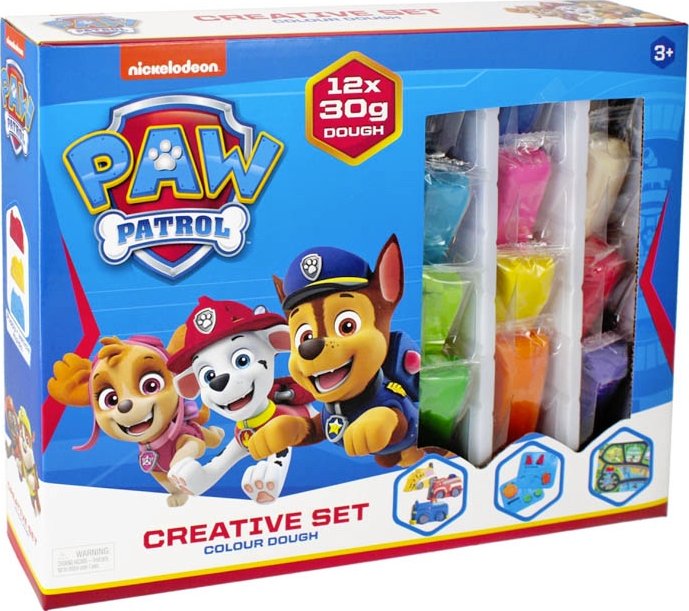 Nickelodeon Creative Set Colour Dough Tlapková patrola 12x 30 g - Zbozi.cz