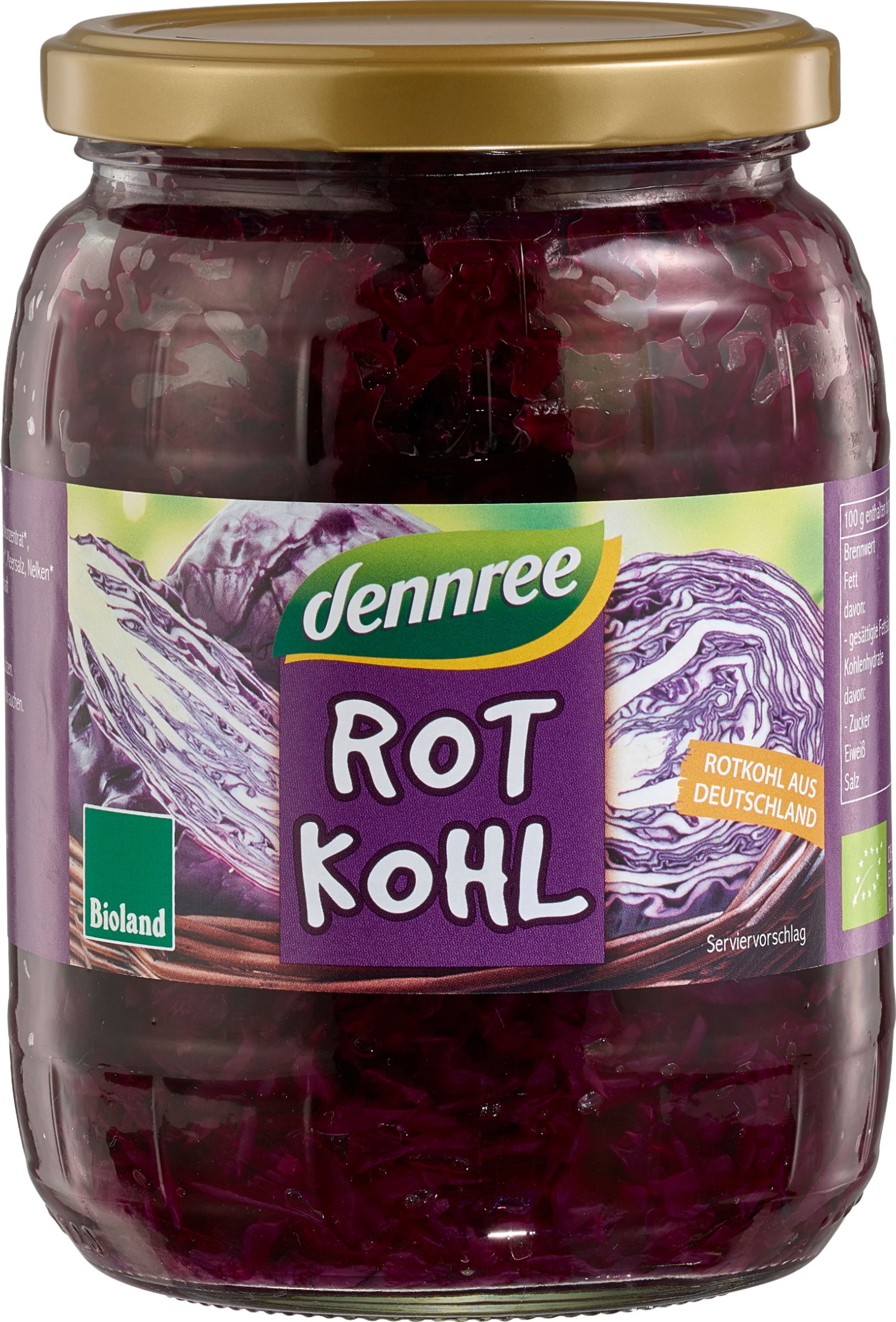 Dennree Zelí červené kysané BIO 680 g od 56 Kč - Zbozi.cz