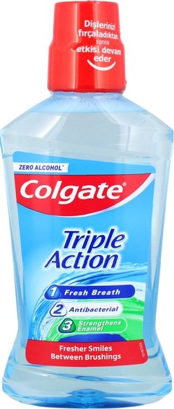 Colgate Triple Action ústní voda 500 ml od 69 Kč - Zbozi.cz
