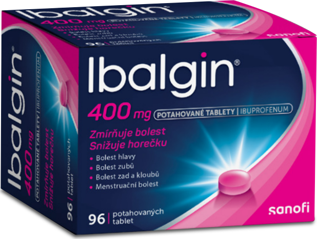 Sanofi Ibalgin 400 mg 96 tbl. od 160 Kč - Zbozi.cz