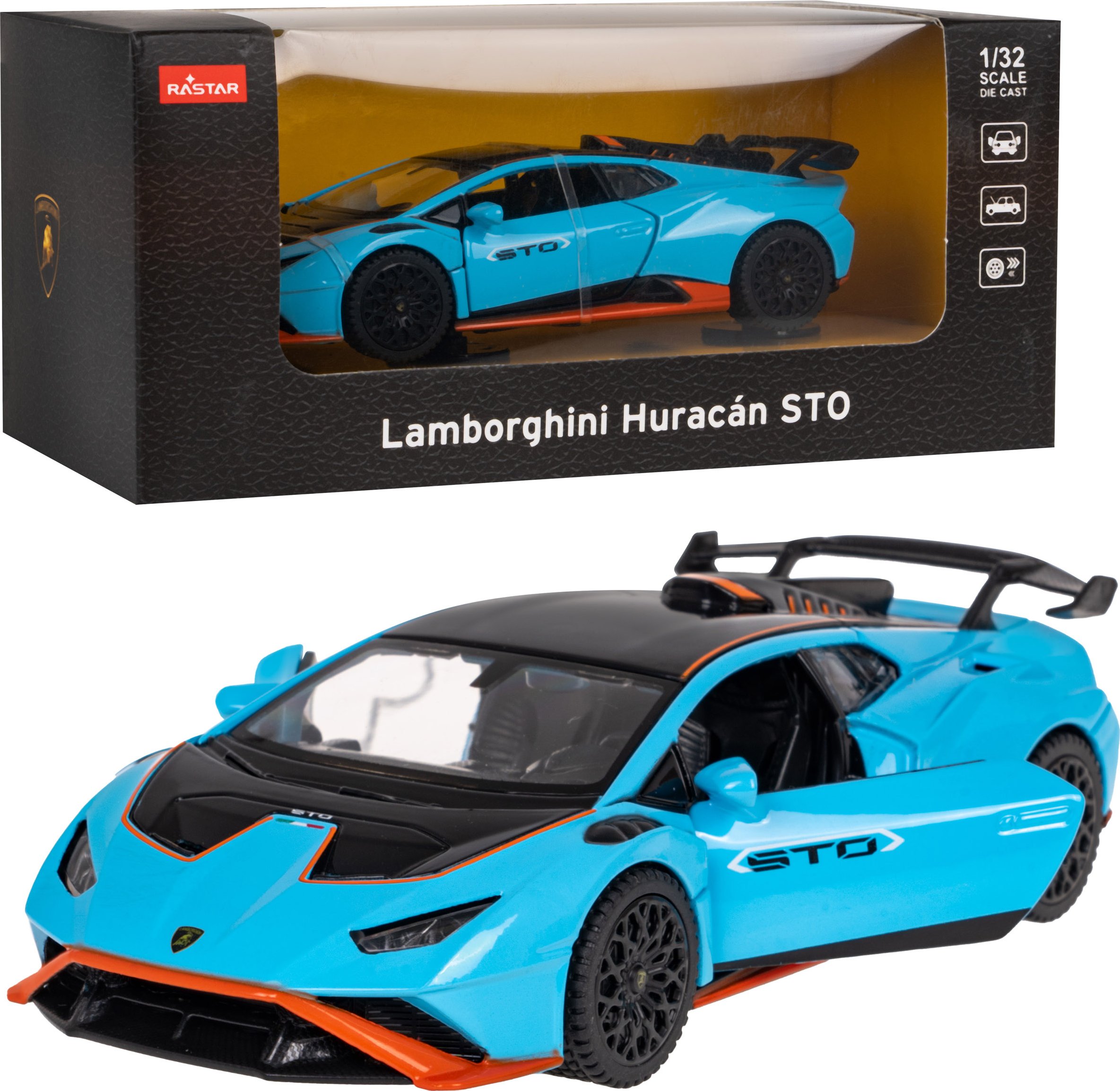 Rastar Lamborghini Huracan STO 1:32 modré od 373 Kč - Zbozi.cz