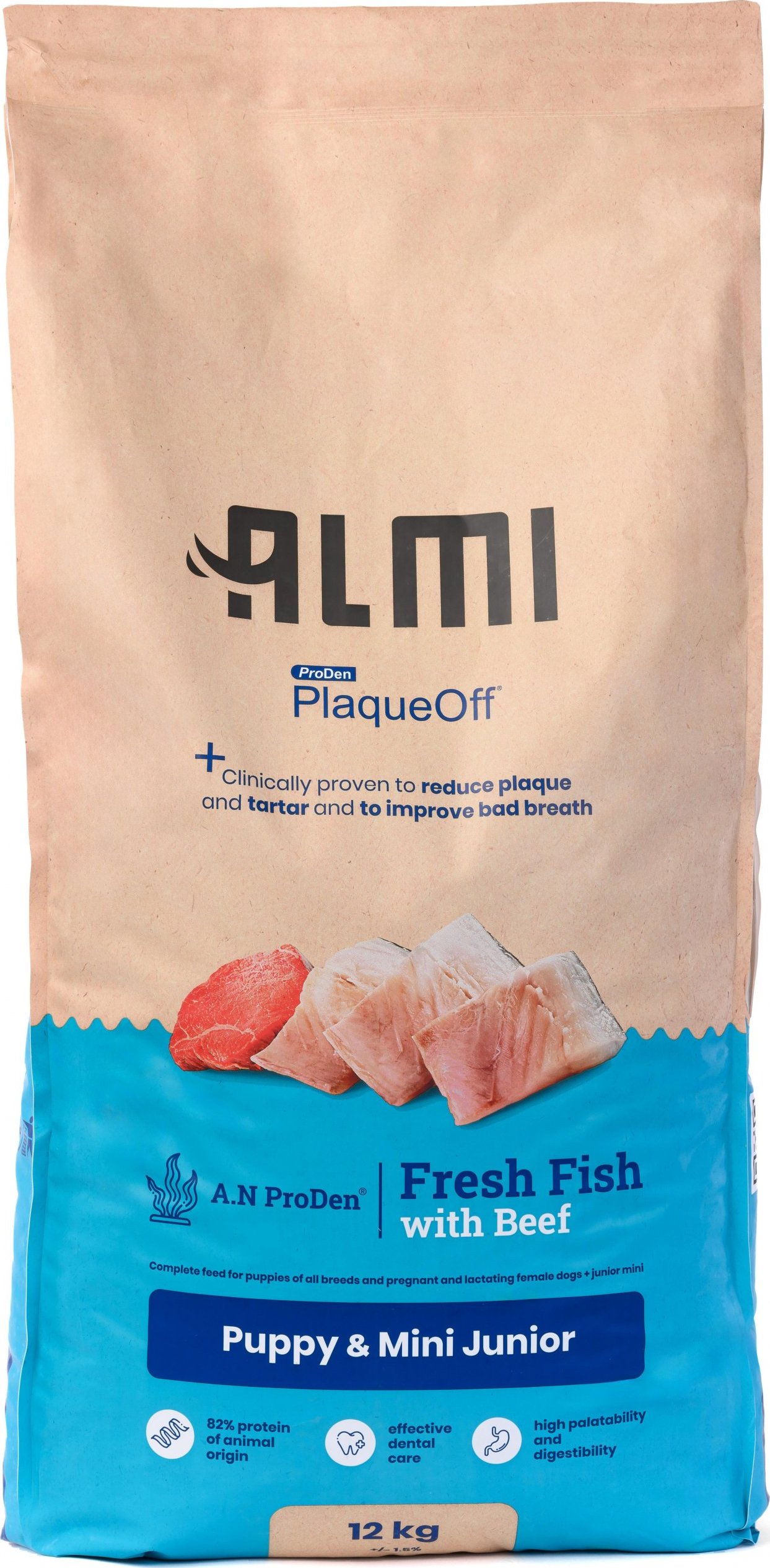 ALMI Health Care Puppy & Mini Junior Fish/Beef 12 kg od 1 563 Kč - Zbozi.cz
