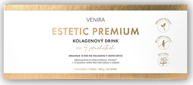 VENIRA Estetic Premium kolagenový drink 40x 12 g od 1 352 Kč - Zbozi.cz