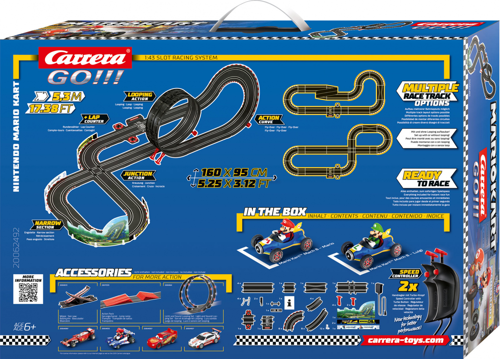 Foto Autodráha Carrera GO 20062492 Nintendo Mario Kart Mach 8 - Zbozi.cz