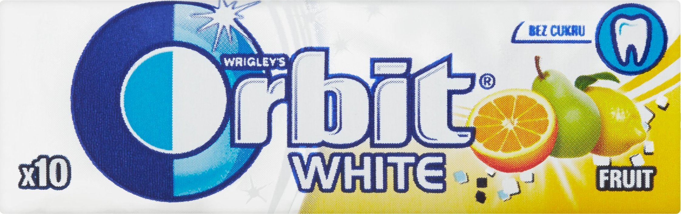 Orbit White 14 g 10 ks Fruit od 18 Kč - Zbozi.cz