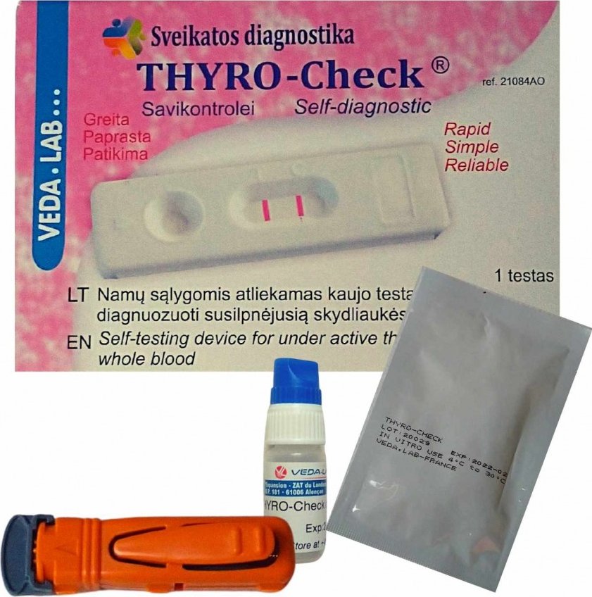 VEDA.LAB Domácí test funkce štítné žlázy 1 ks - Zbozi.cz
