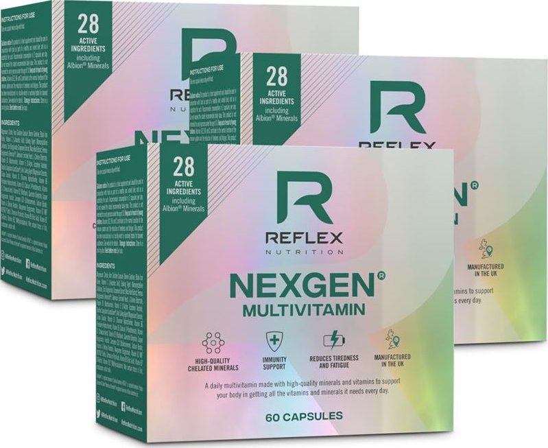 Reflex Nutrition Nexgen 120 + 60 cps. od 211 Kč - Zbozi.cz