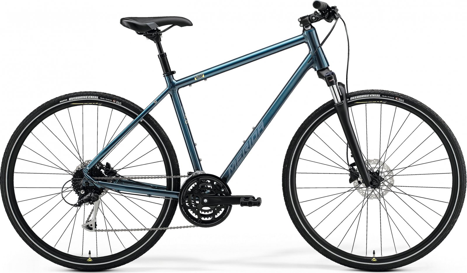 Merida Crossway 100 28" Teal Blue/Silver/Blue/Lime - Zbozi.cz