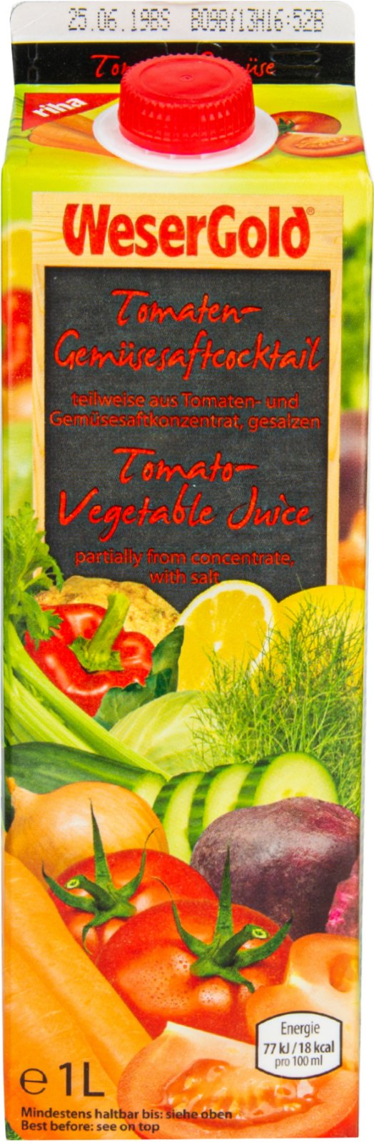 Wesergold Šťáva zeleninová 1 l - Zbozi.cz