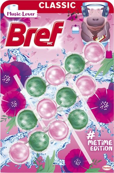 Bref Classic Me Time Edition WC blok 3 x 50 g Music Lover od 92 Kč ...