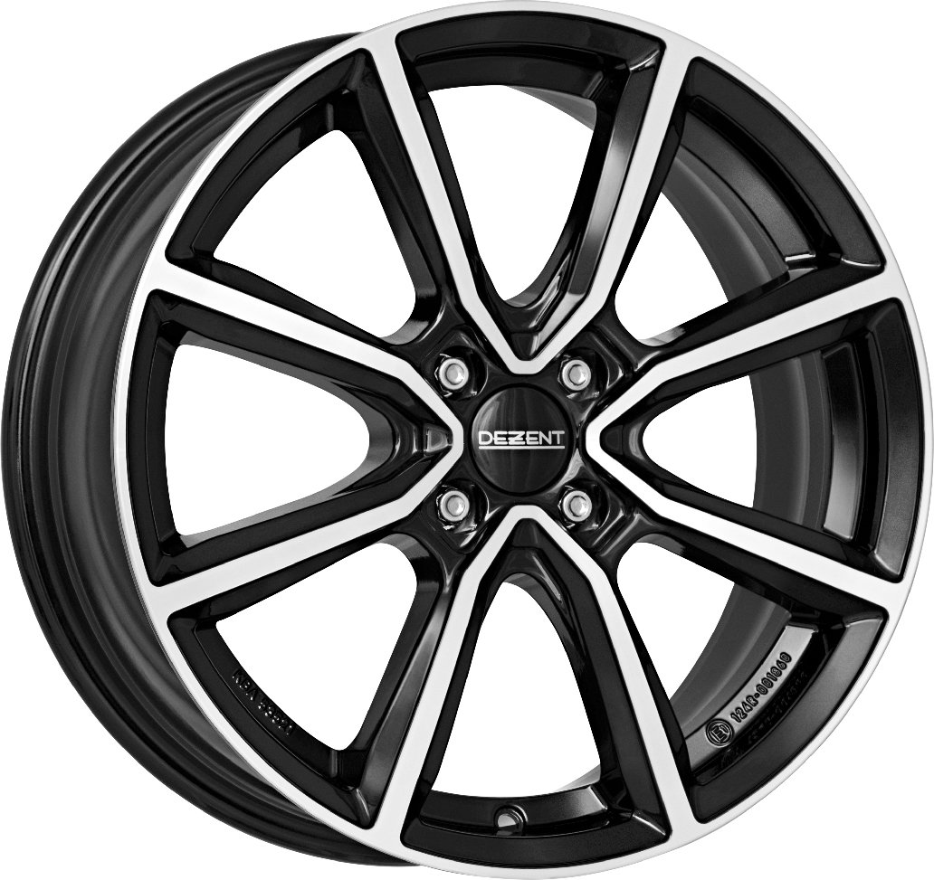 DEZENT TN Dark Black/Polished 6,5x16 4x108 ET20 65,1 od 3 034 Kč - Zbozi.cz