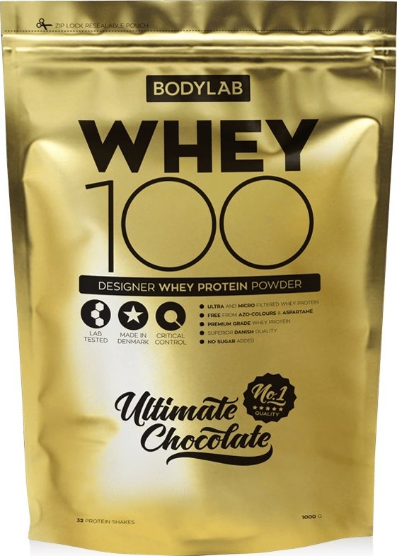 BODYLAB Whey Protein 100 Gold Edition 1000 g Ultimate Chocolate - Zbozi.cz
