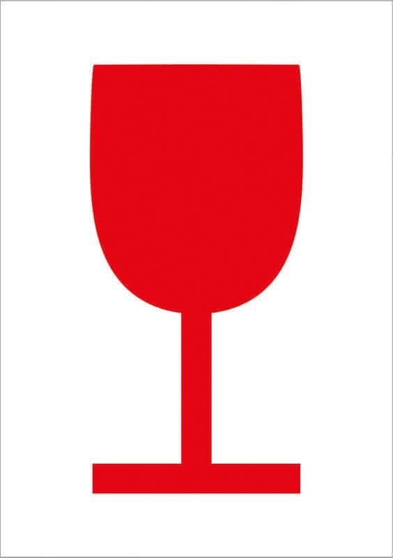 Walteco Křehké/Fragile piktogram červený 70 x 100 mm od 19 Kč - Zbozi.cz
