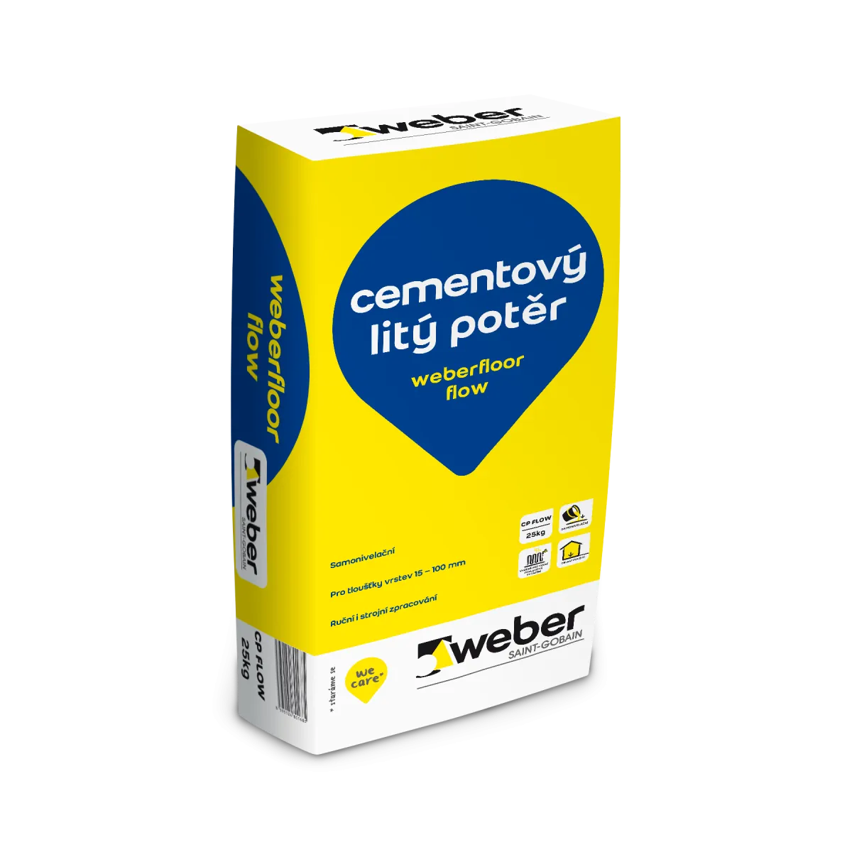 Foto Samonivelační stěrka Weber Saint-Gobain Weberfloor Flow cementový ...