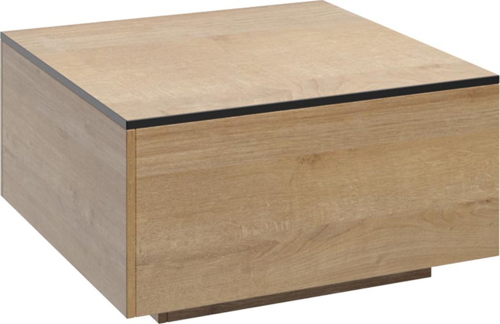 Gala Meble Frida 80 x 80 x 42,6 cm dub riviera/černý - Zbozi.cz