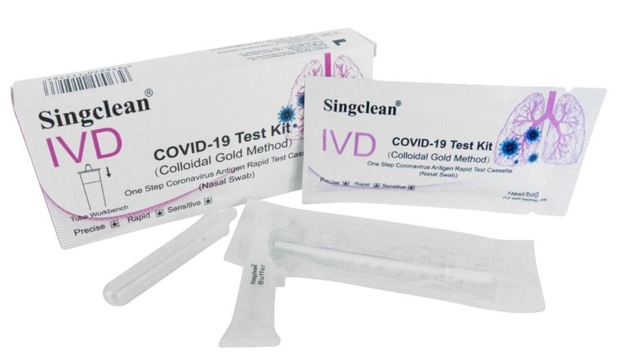 Singclean Antigen Rapid Test Kit Covid-19 10 ks od 280 Kč - Zbozi.cz