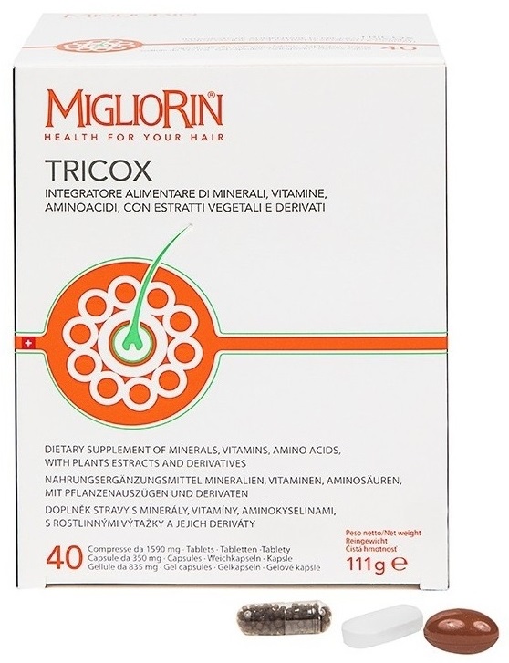 Migliorin Tricox 40 tbl./40 tob./40 cps. od 1 410 Kč - Zbozi.cz