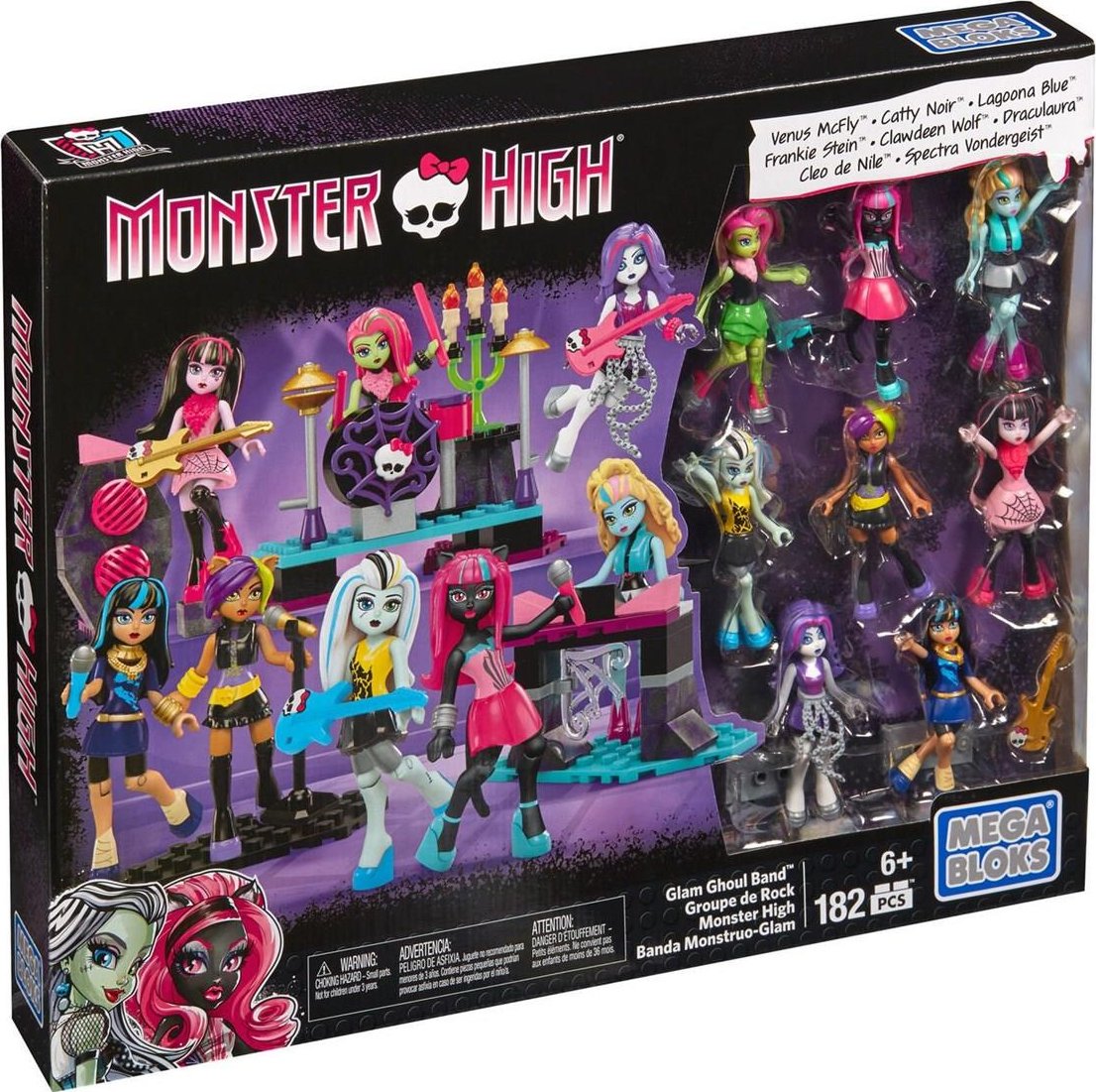 Mega Bloks Monster High Ghoul Band Building set 182 ks - Zbozi.cz