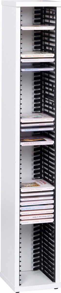 Stojan na CD 100 x 17 x 22 cm bílý od 730 Kč - Zbozi.cz