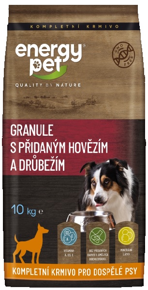 Energy Pet Dog Adult Beef/Poultry 10 kg - Zbozi.cz