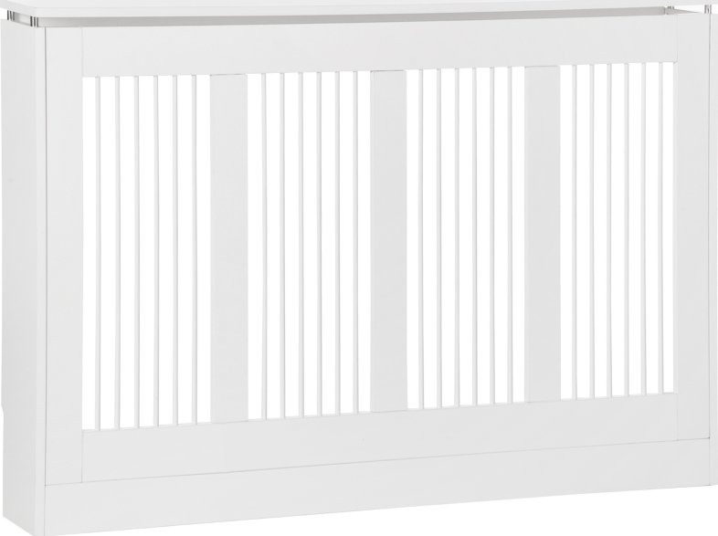 Kryt na radiátor MDF 120 x 18 x 84 cm bílý - Zbozi.cz