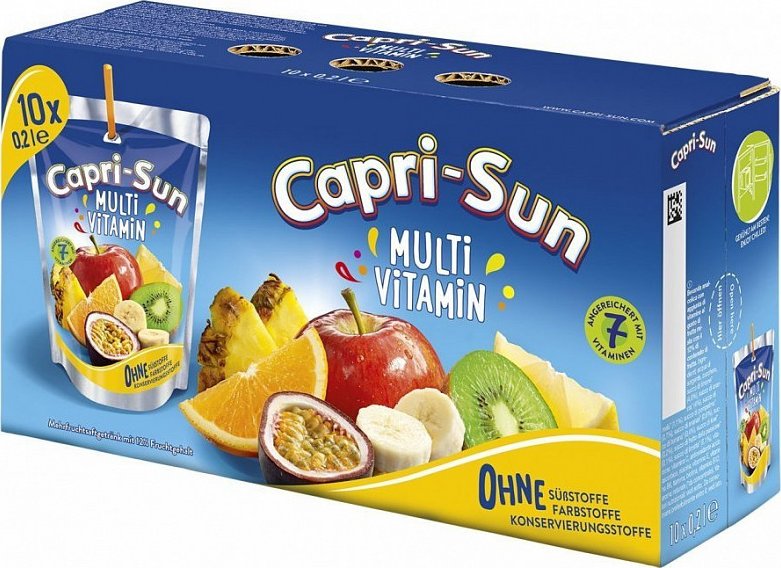 Capri-Sun Multivitamin 10x 200 ml od 10 Kč - Zbozi.cz